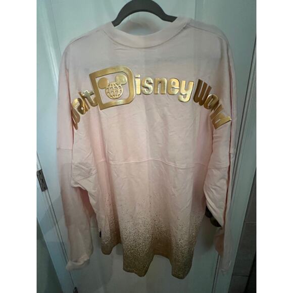 Disney | Tops | Disney World Parks New Years Eve Champagne Pink Gold Xxl Adult Spirit Jersey ...